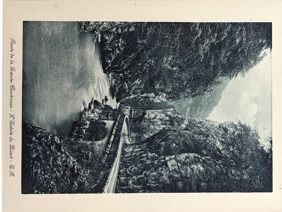 RARE! 19th Century Cyanotype Photograph of Dauphiné Region, France- "l ...