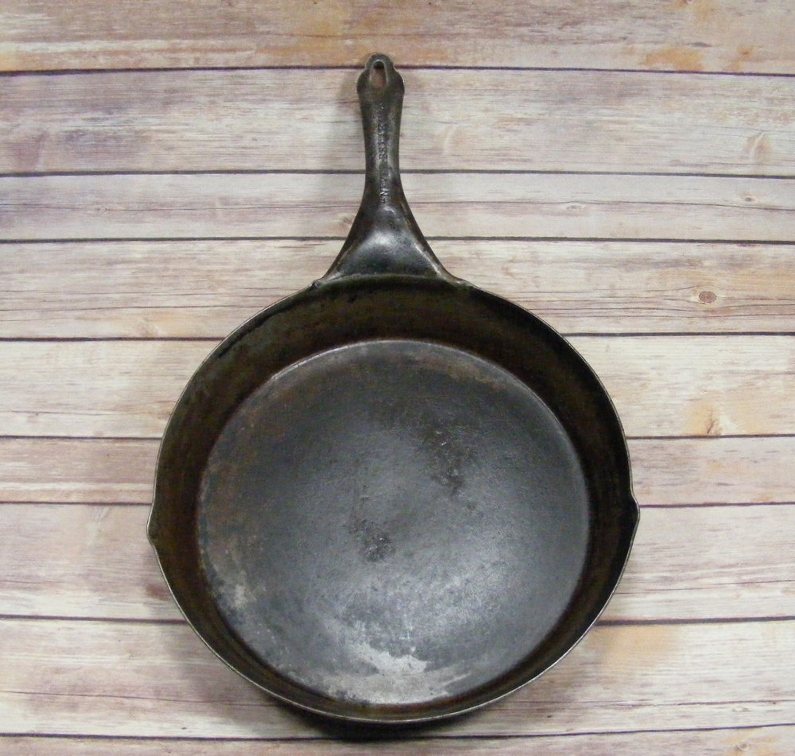 Great vintage steel skillet 'Never-Break' | Etsy