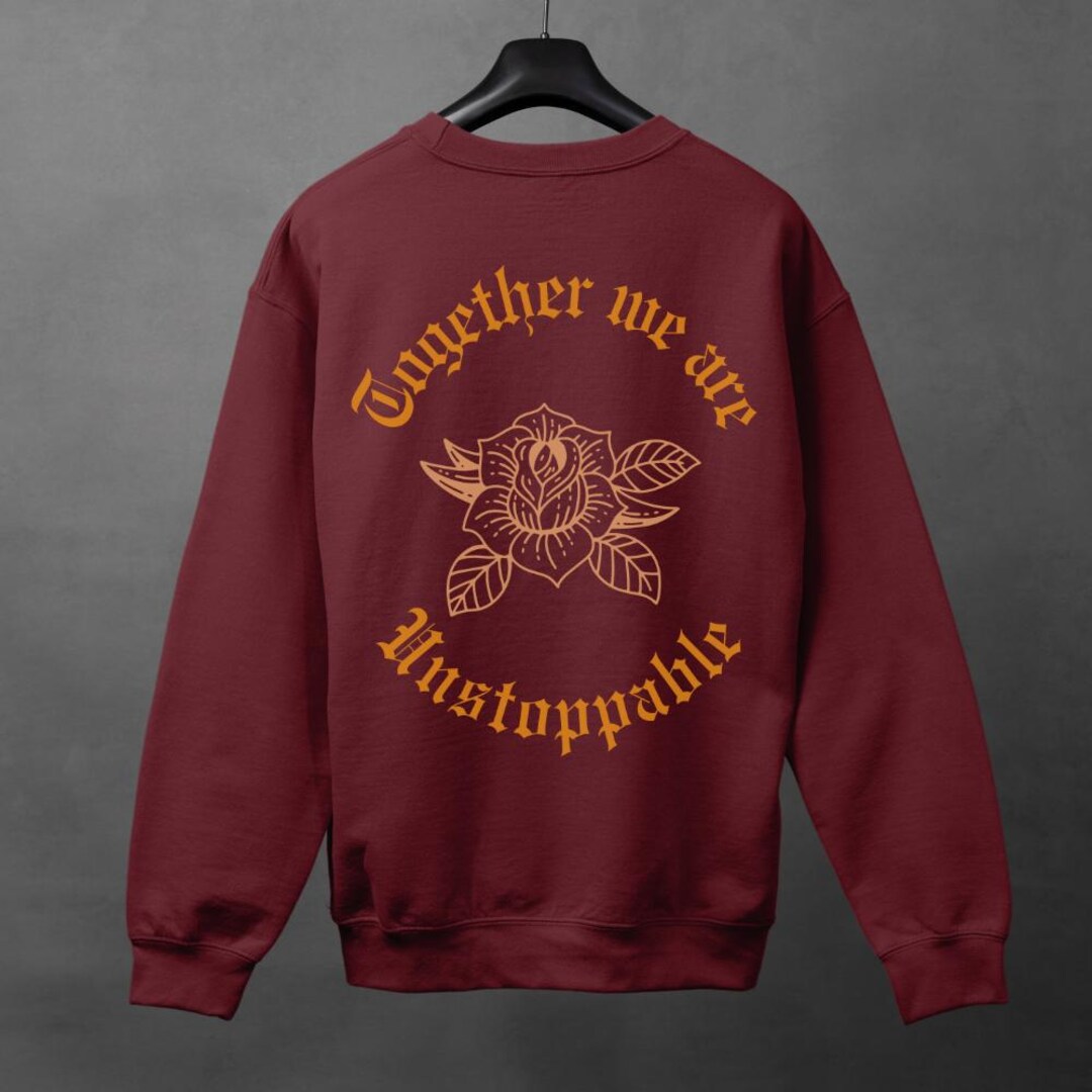 Unstoppable Together Power Couple Gym Sweatshirt Anniversary Gift - Etsy