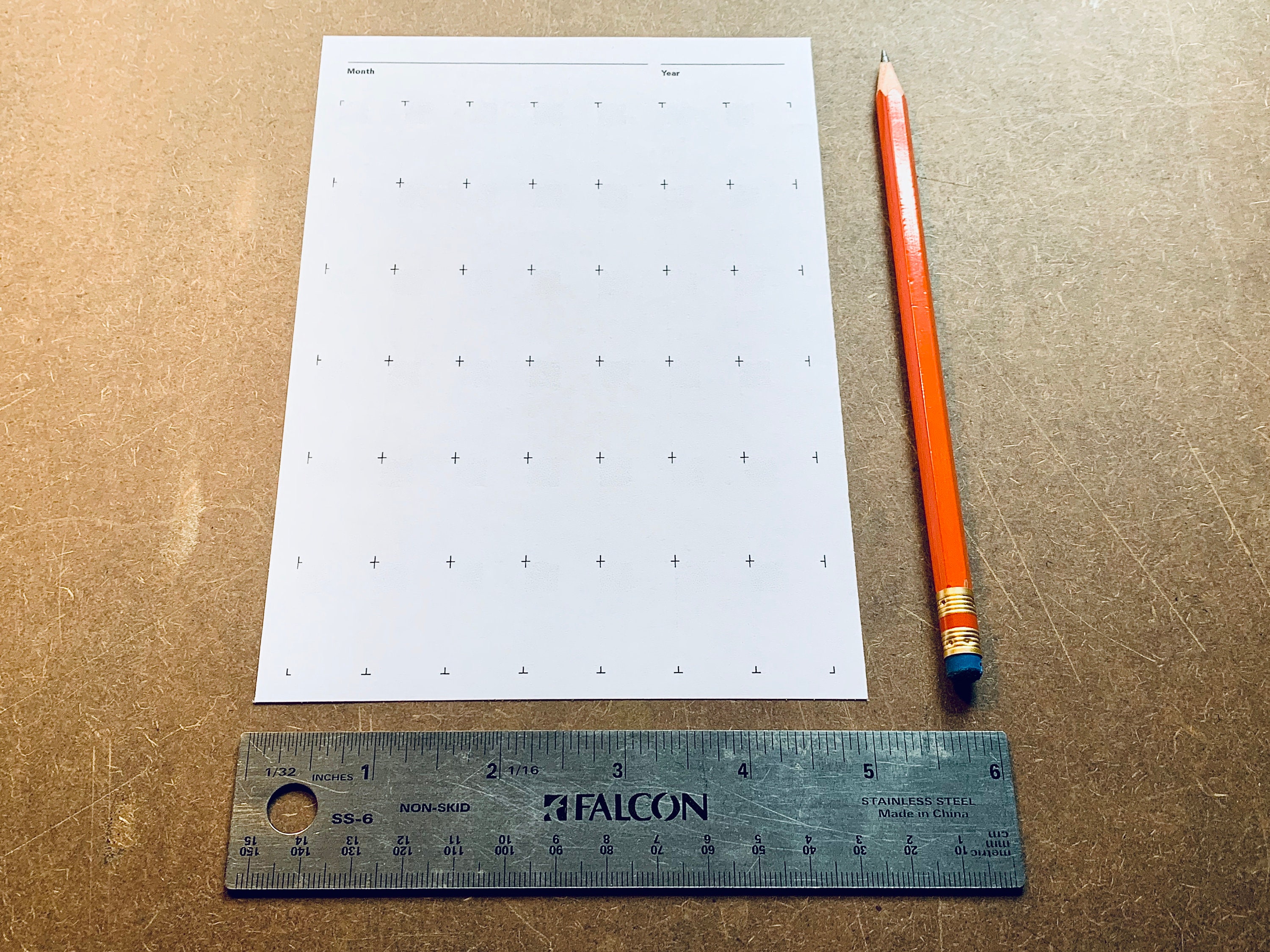 Fillable 5x7 Monthly Calendar Template - Etsy