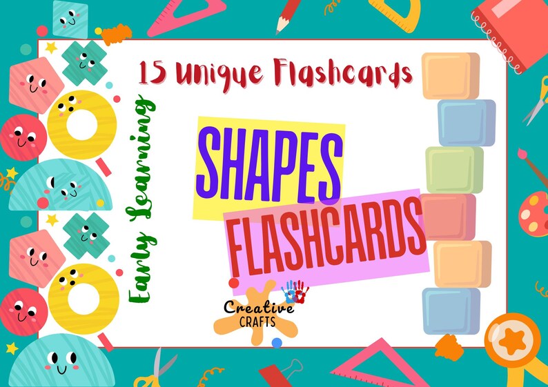 Shapes Flashcards for Preschoolers | Educational Flash Cards for ...