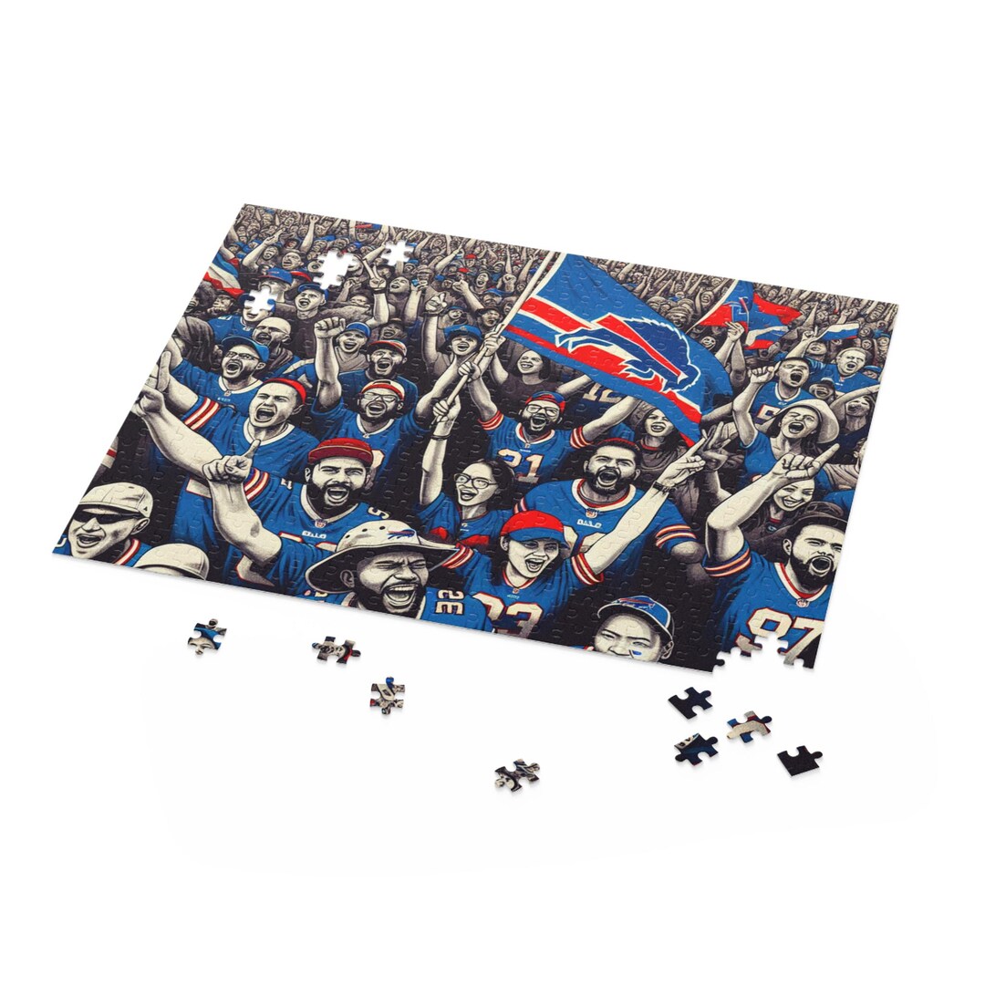 Buffalo Sports Fan Puzzle, 120/252/500-piece Jigsaw for Game Day Fun ...