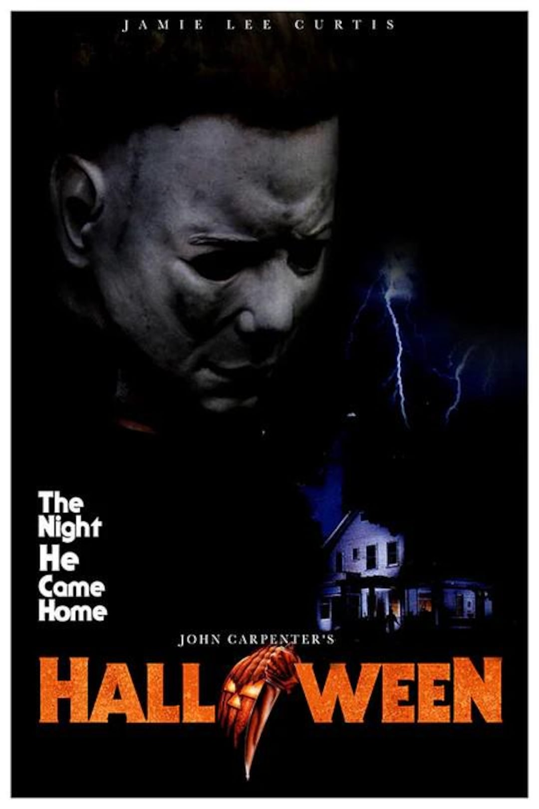 Halloween Original Movie Poster Jamie Lee Curtis - Etsy