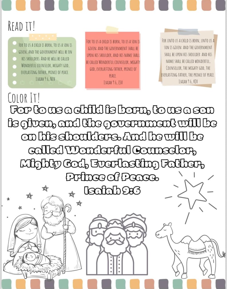 Bible Verse Memory Sheets, Christian Kids Coloring Sheets, Writing ...