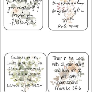 Women's Scripture Cards for Verse Memory, Gift Giving - Etsy