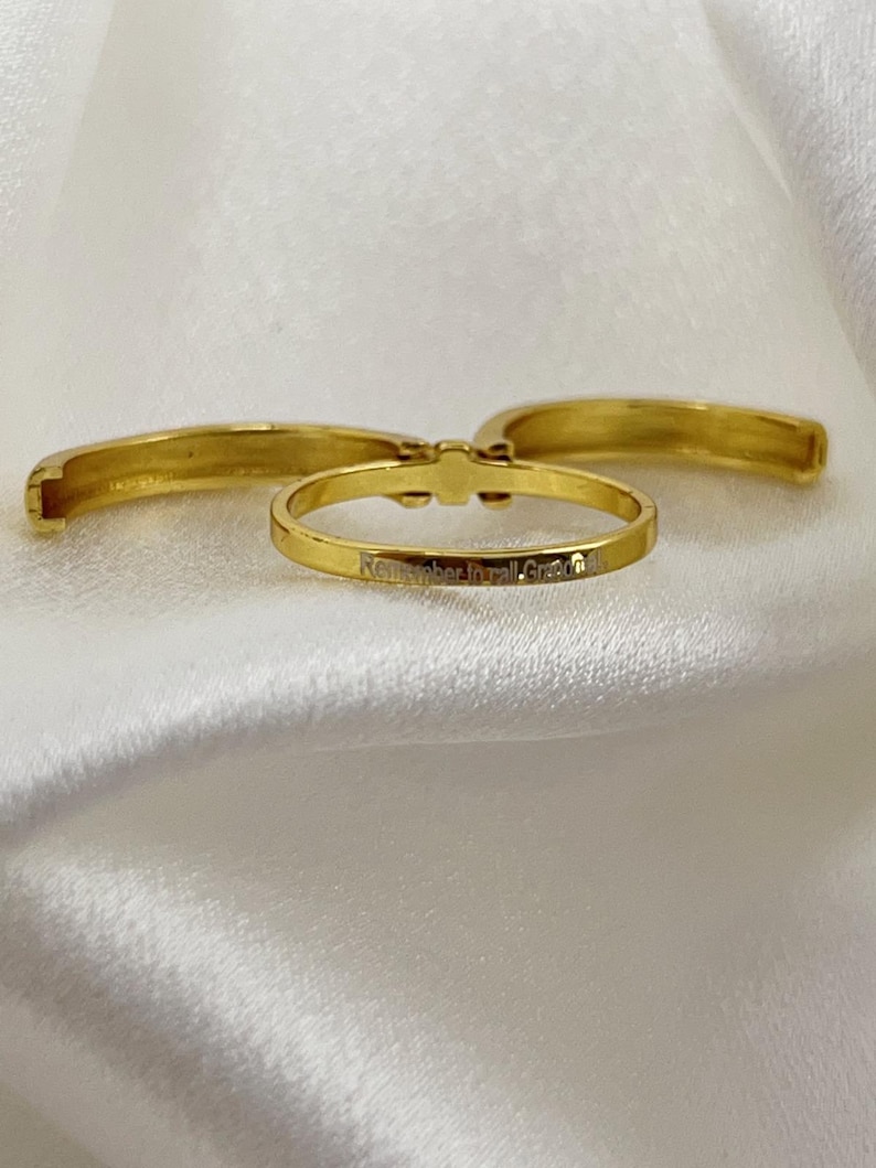 Personalized Secret Message Ring, Engraved Anniversary Gift, Gift for ...