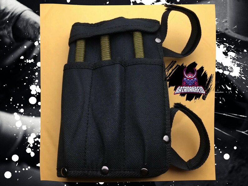 3 PC 9" Ninja Tactical Naruto Kunai Fixed BLADE HUNTING Throwing Knife ...