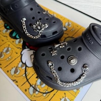 Black and White Gothic Croc Compatible Charms, GOTHIC PRINCESS Charms ...