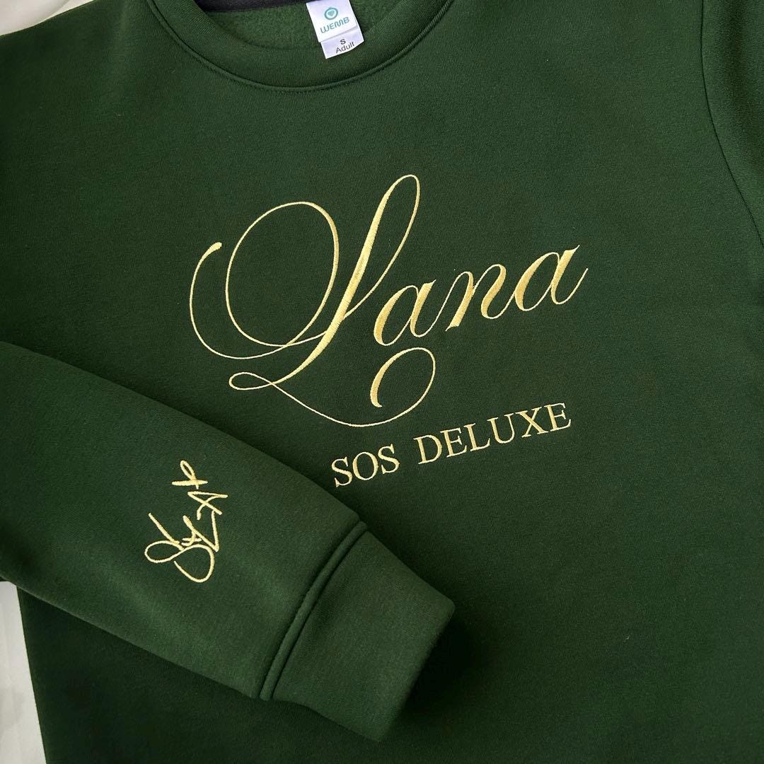 Embroidery SZA Lana Album Sweatshirt, Embroidered SZA T-shirt, SOS Lana ...