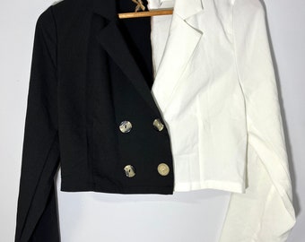 Half and Half Blazer - Etsy