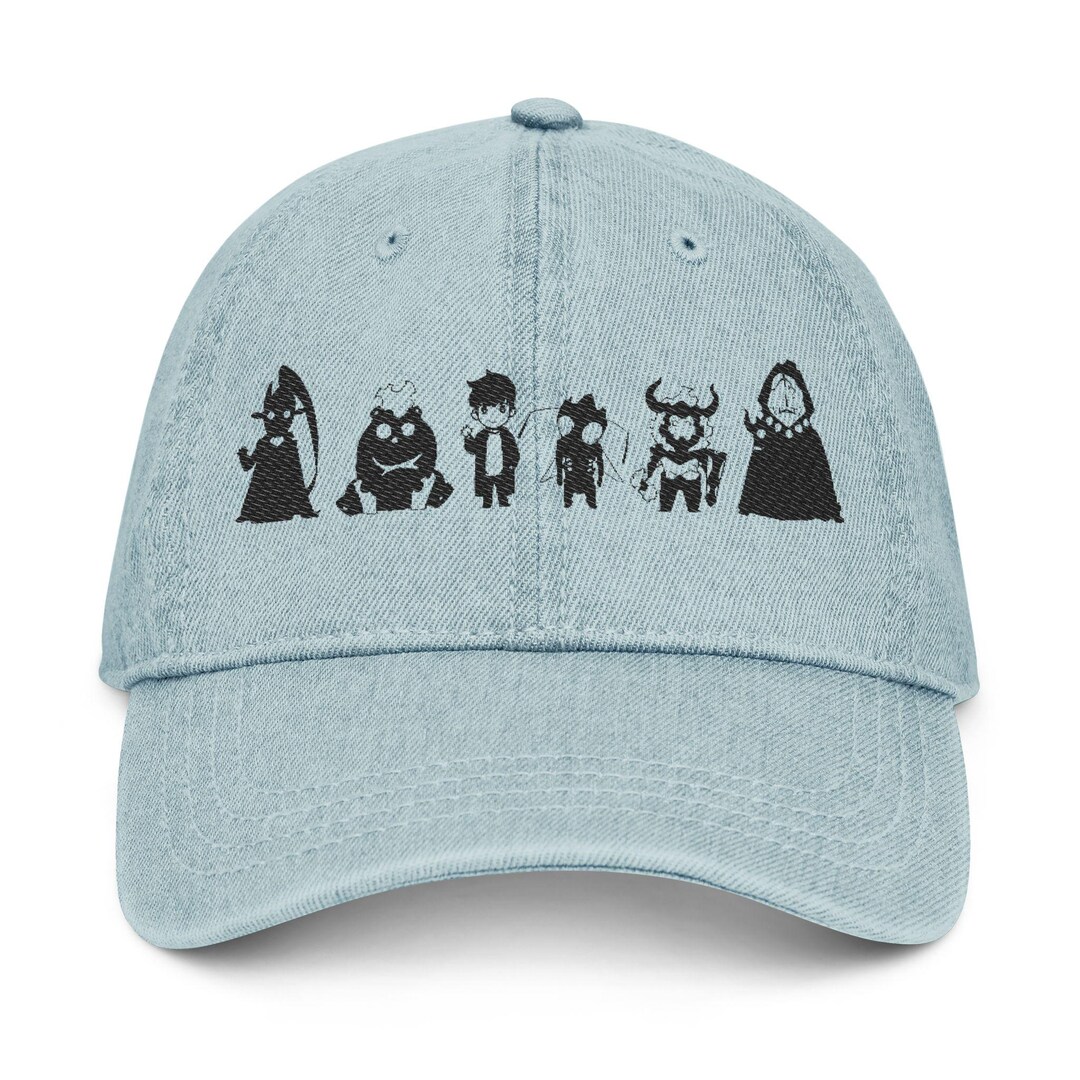 Embroidered Denim Hat, Solo Leveling Cap, Anime Fan Gift, Personalized ...