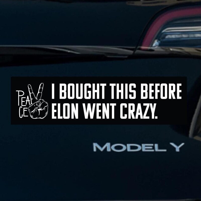 Elon Musk Bumper Stickers - Etsy