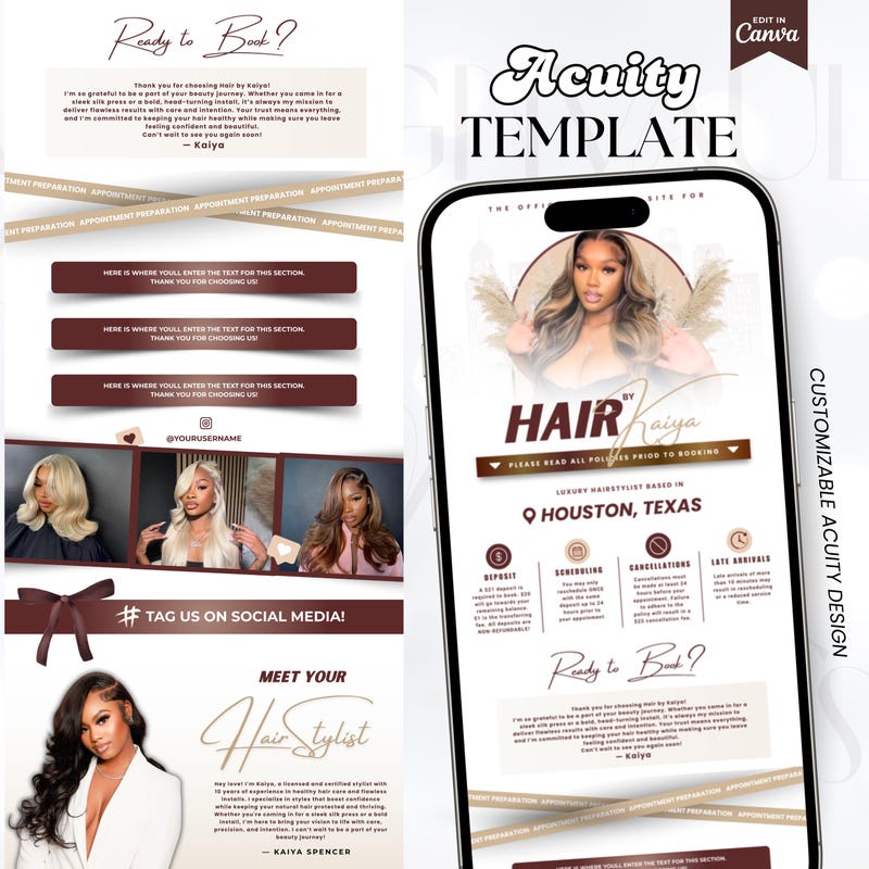 Fancy Website Template - Etsy UK