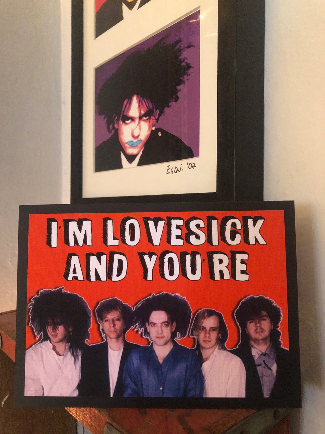 The Cure Valentine Robert Smith Goth Alternative Love - Etsy