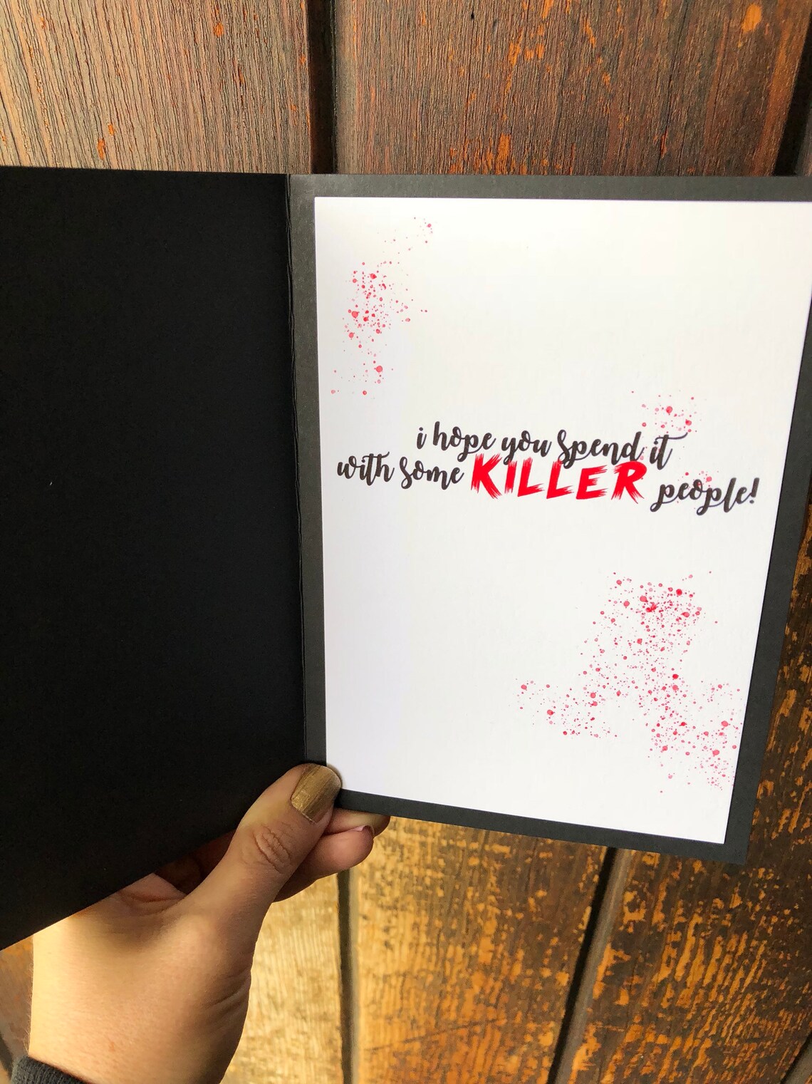 True Crime Birthday Card Lizzie Borden Dahmer Bundy Ramirez - Etsy