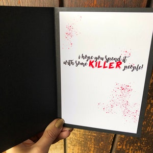 True Crime Birthday Card Lizzie Borden Dahmer Bundy Ramirez Wuornos ...