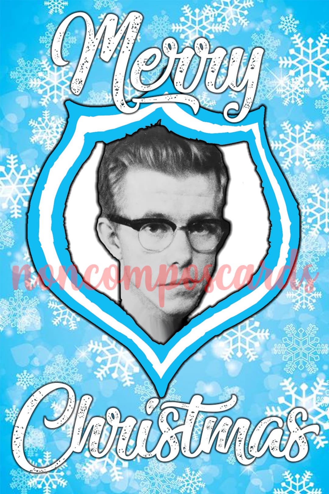 Robert Hansen Butcher Baker Christmas Card - Etsy