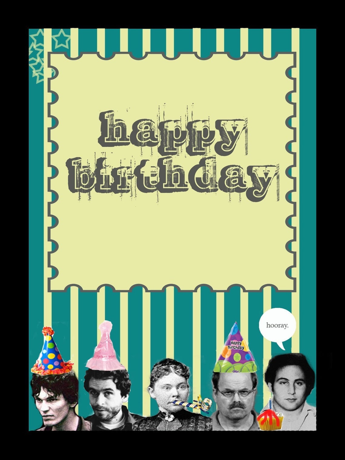 True Crime Birthday Card - Etsy