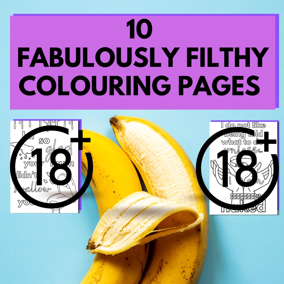 10 Fabulously Filthy 18+ Colouring Pages - for Adults Only - Rude ...