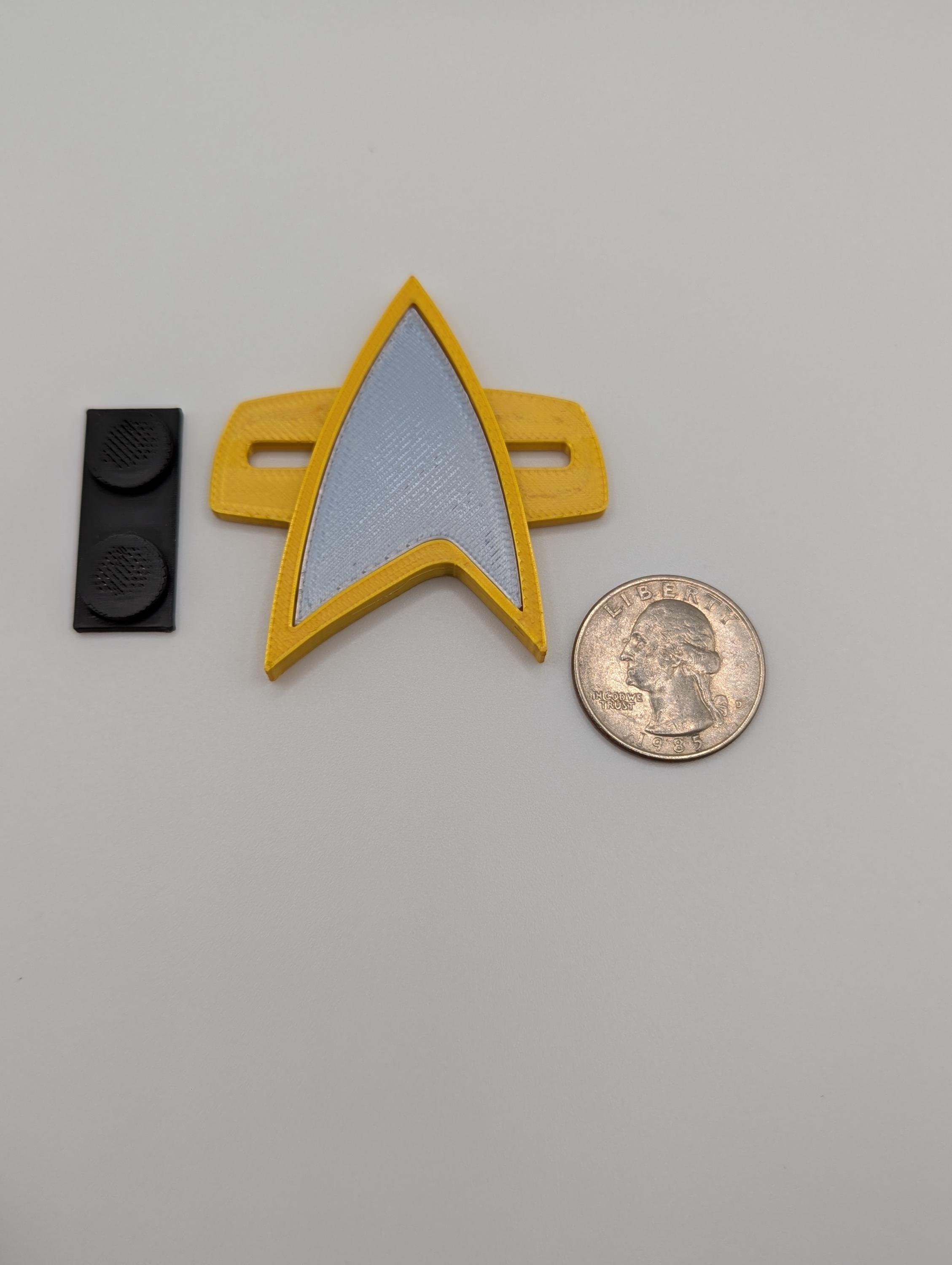 Star Trek: Voyager / DS9 Delta / Communicator Badge / Cosplay / Gifts ...