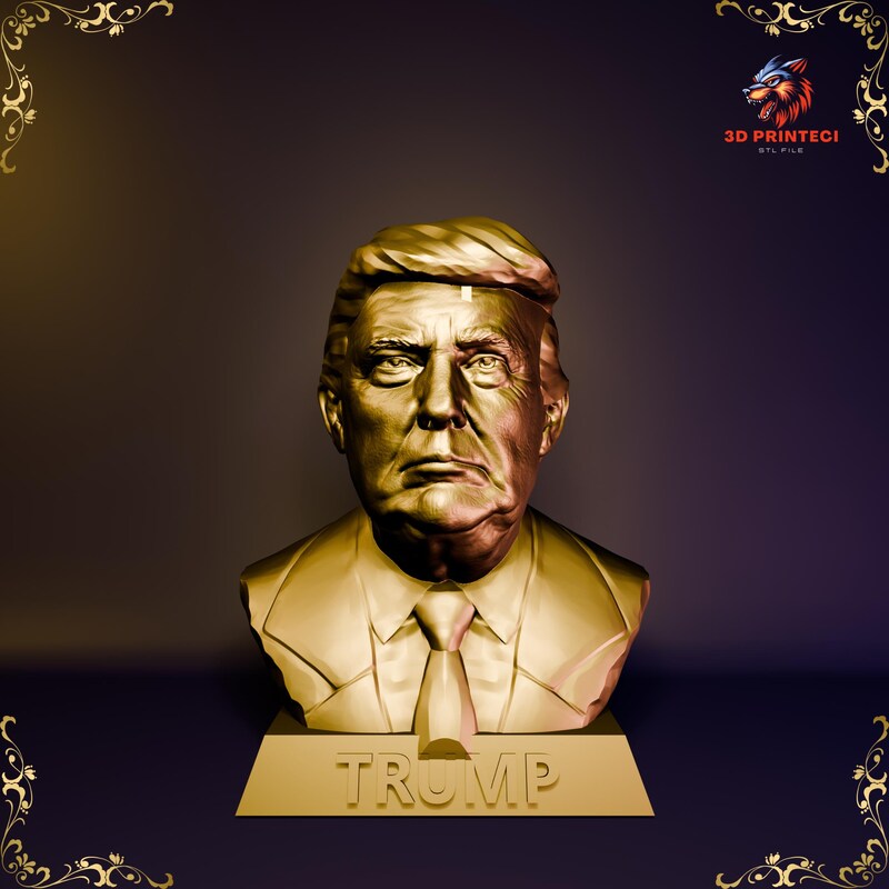 3d Print Donald Trump - Etsy