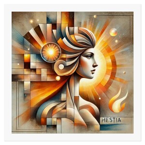 Hestia, Goddess of the Hearth - Fine Art Poster - Etsy