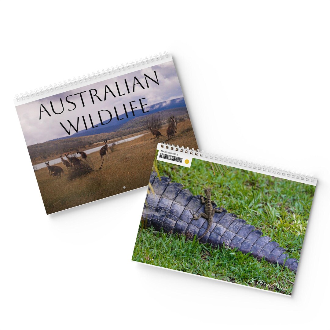 Wildlife Wall Calendar, 2025, Australian Animals Calendar, Nature ...