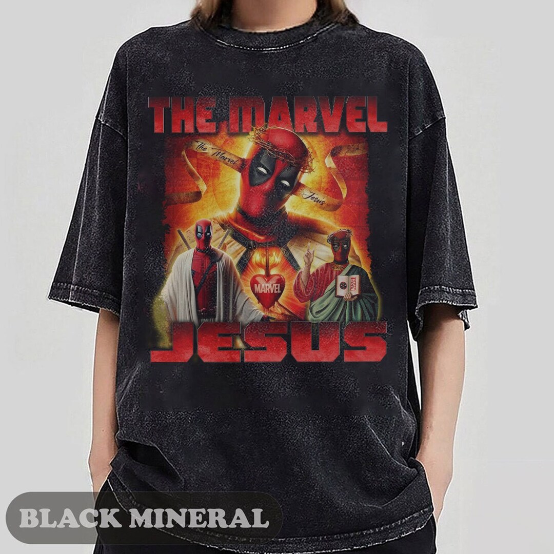Marvel Jesus Deadpool Shirt, Funny Deadpool Jesus, Deadpool Joke, Funny ...