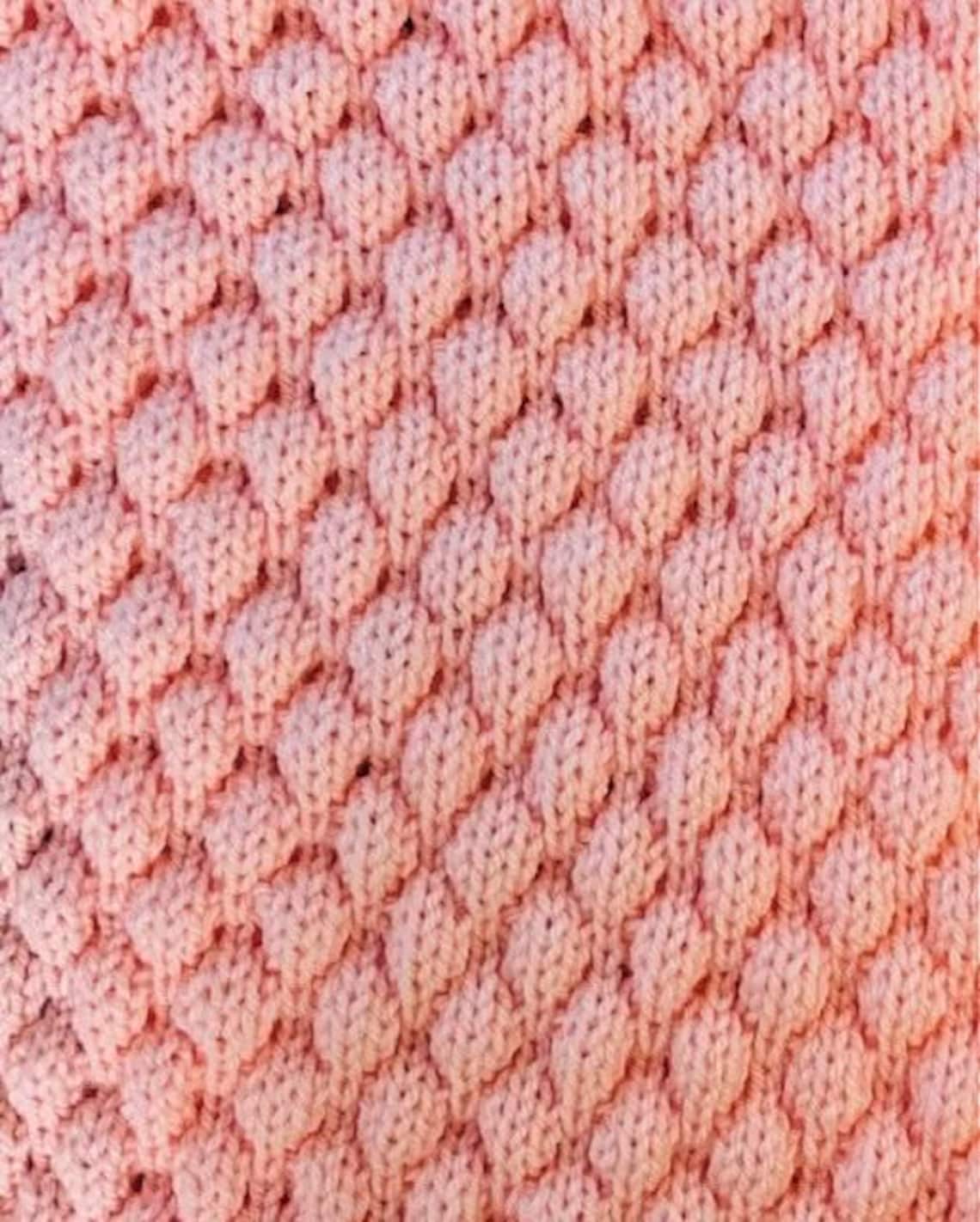 BABY BUBBLES Baby Blanket Knitting Pattern Pdf - Etsy