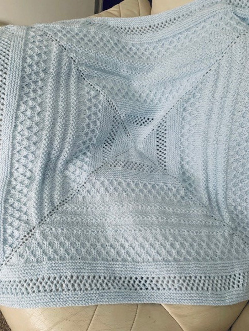 BABY BLUE EYES Knitting Pattern Pdf Only - Etsy