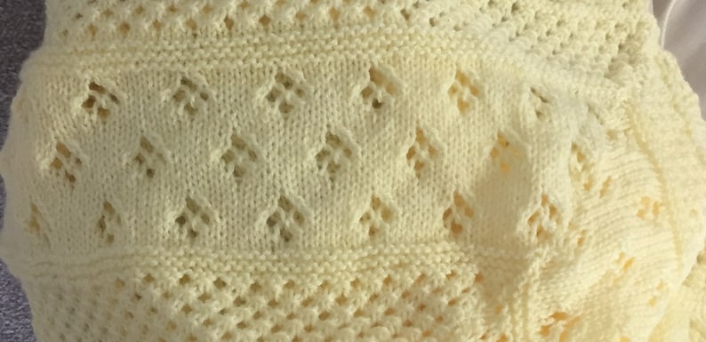 Primrose Baby Blanket Knitting Pattern PDF Only - Etsy New Zealand