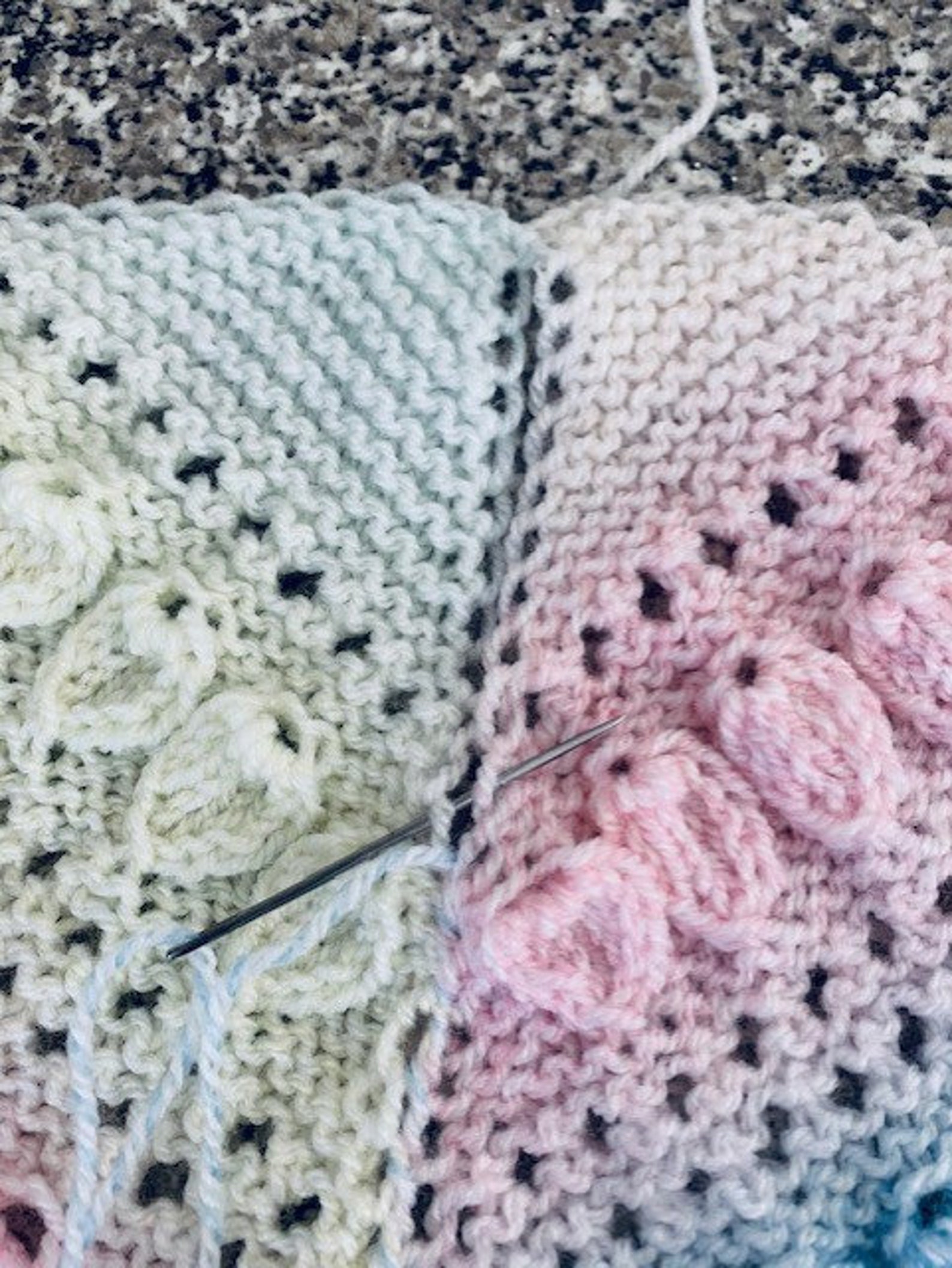 THE ROSE FAIRY Baby Blanket Knitting Pattern Pdf Only - Etsy