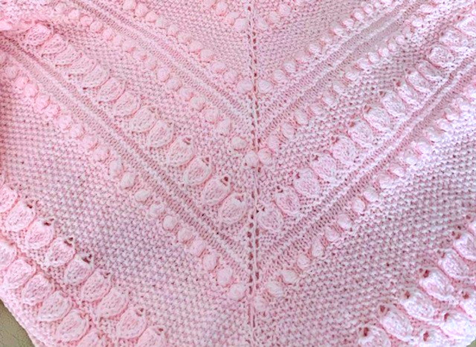 ELIZABETH Baby Blanket Pdf - Etsy