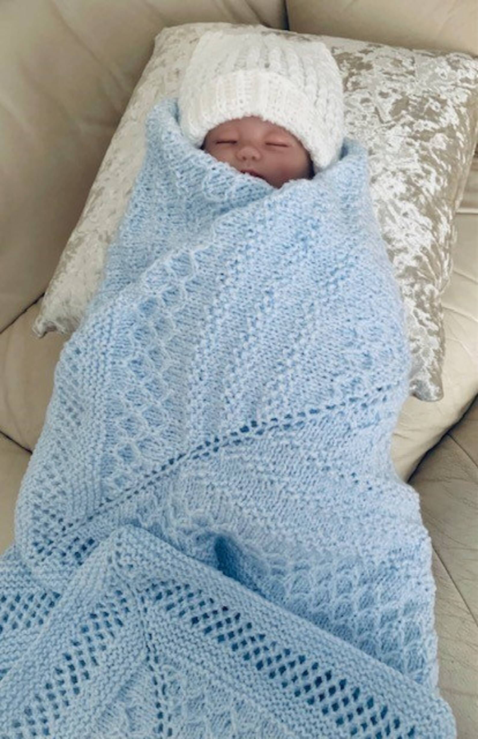 BABY BLUE EYES Knitting Pattern Pdf Only - Etsy Australia