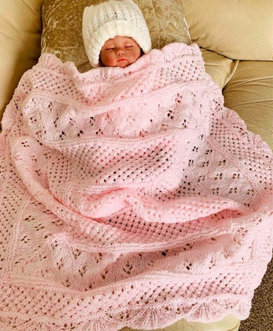 Primrose Baby Blanket Knitting Pattern PDF Only - Etsy