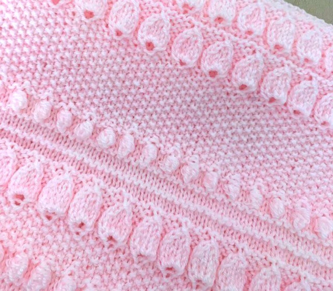 ELIZABETH Baby Blanket Pdf - Etsy