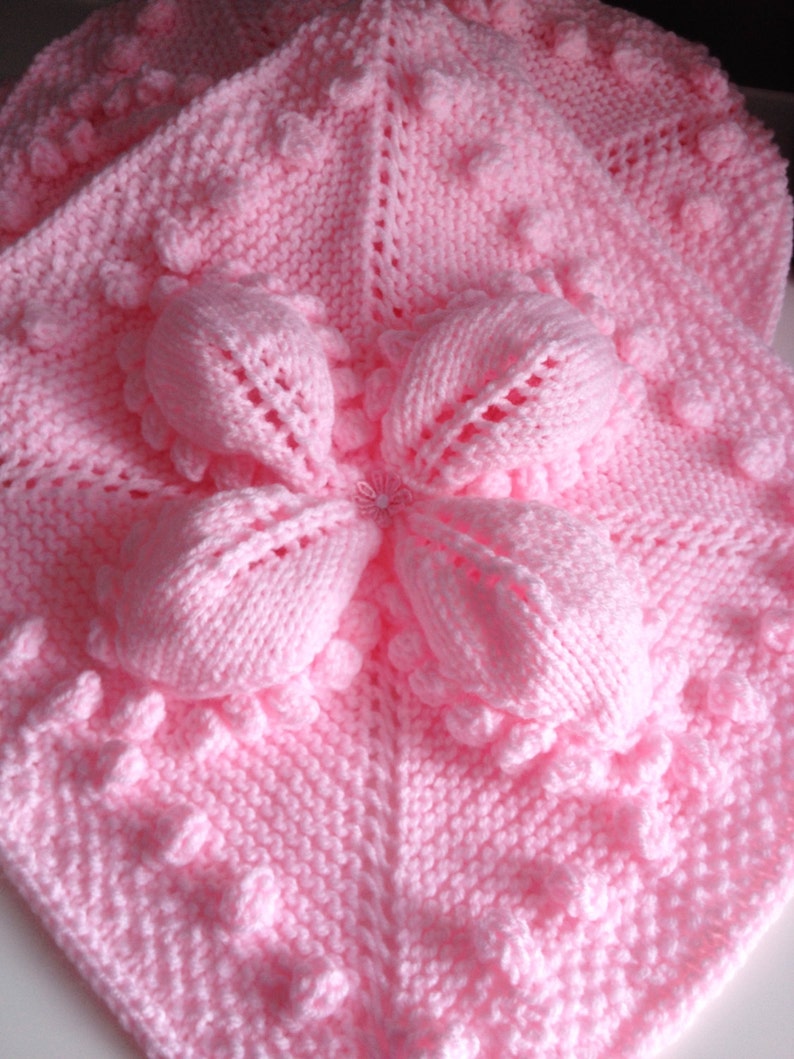 CANDY FLOSS Baby Blanket Knitting Pattern - Etsy