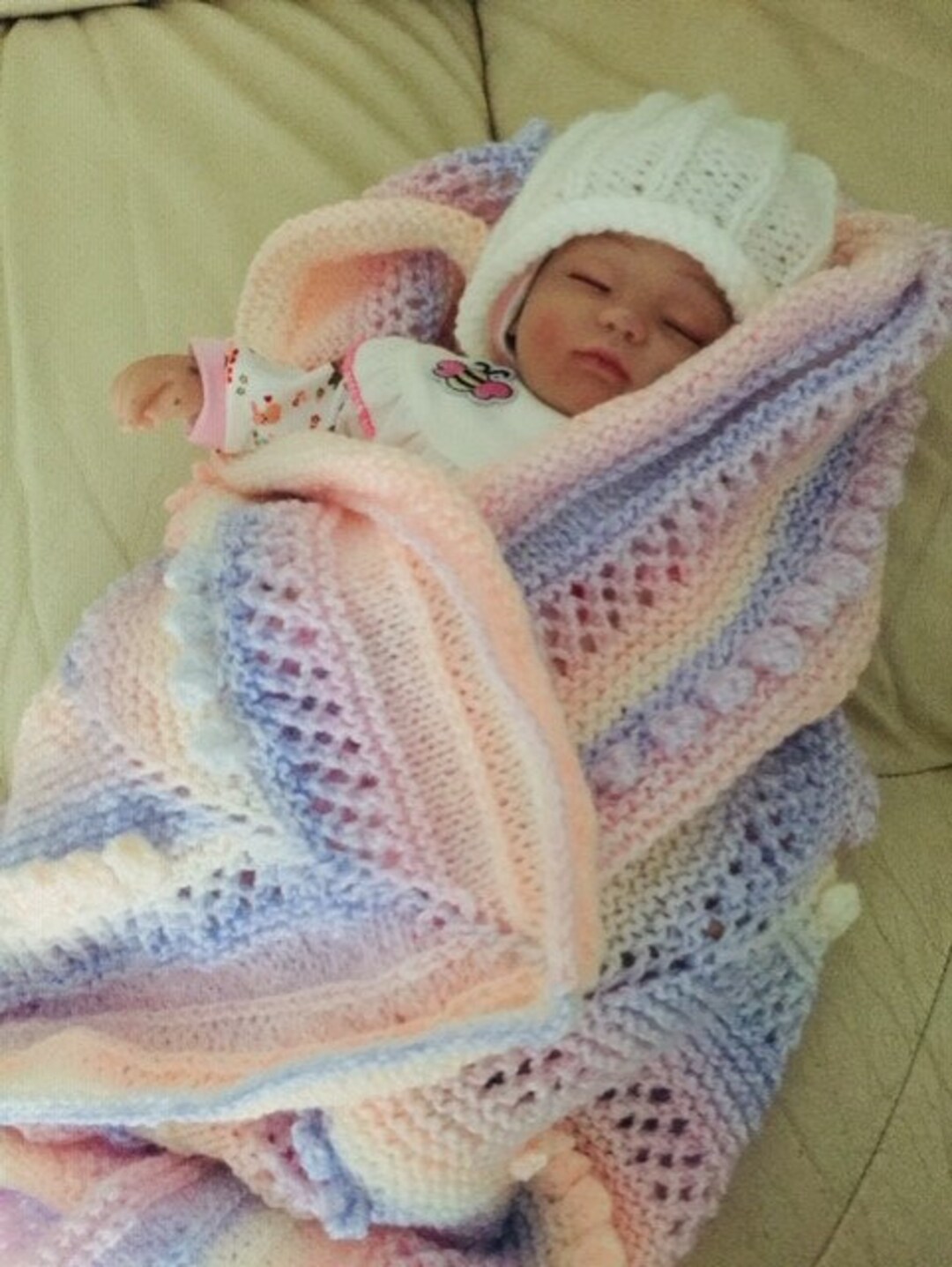 Honeysuckle Baby Blanket Pattern PDF Only - Etsy UK