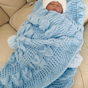 BLUE BAMBINO Knitting Pattern Pdf - Etsy