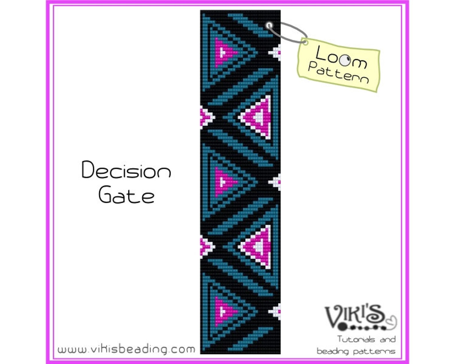 Loom Beading Pattern: Decision Gate INSTANT DOWNLOAD pdf | Etsy