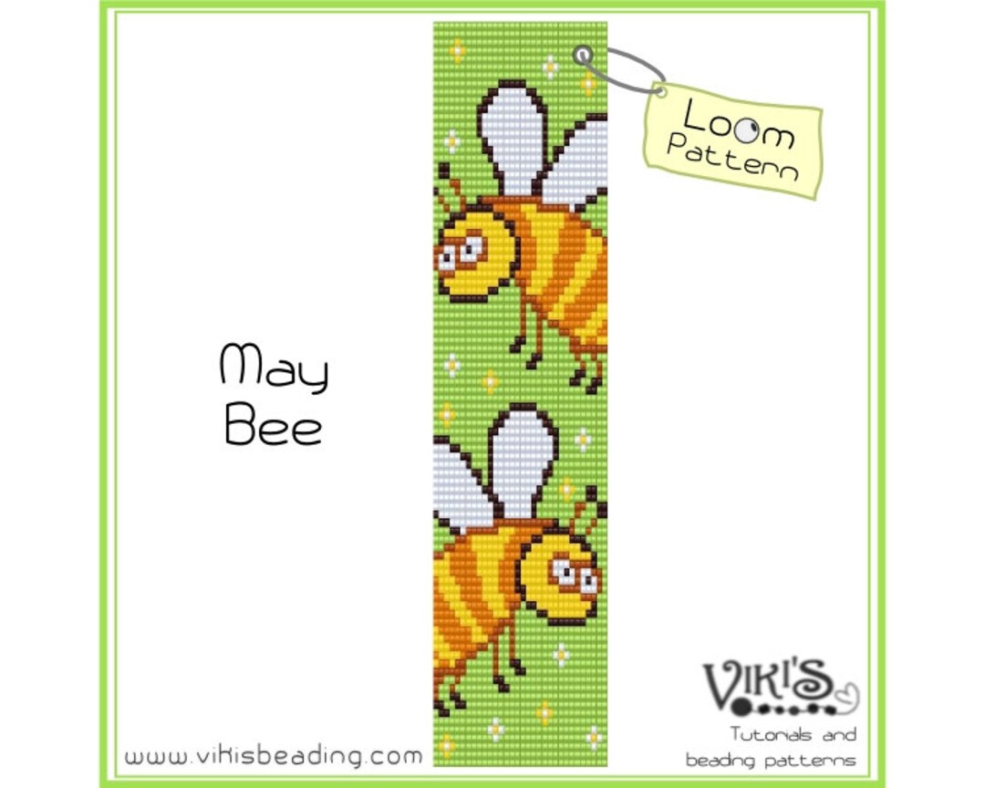 Bead Loom Pattern: May Bee - INSTANT DOWNLOAD Pdf - New Discount Codes ...