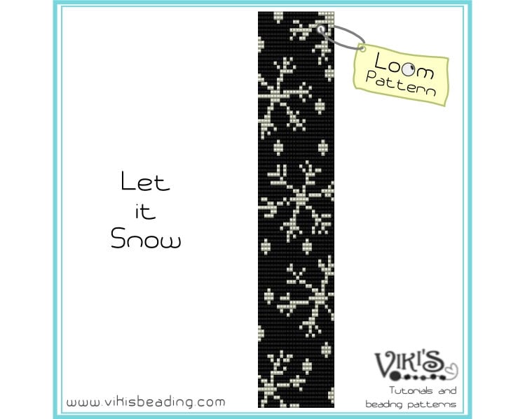 Loom Pattern Let It Snow INSTANT DOWNLOAD Pdf discount | Etsy