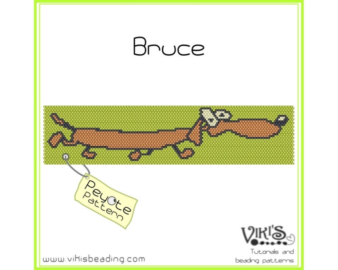 Bruce - Peyote Bracelet Pattern - INSTANT DOWNLOAD Pdf - New Discount ...