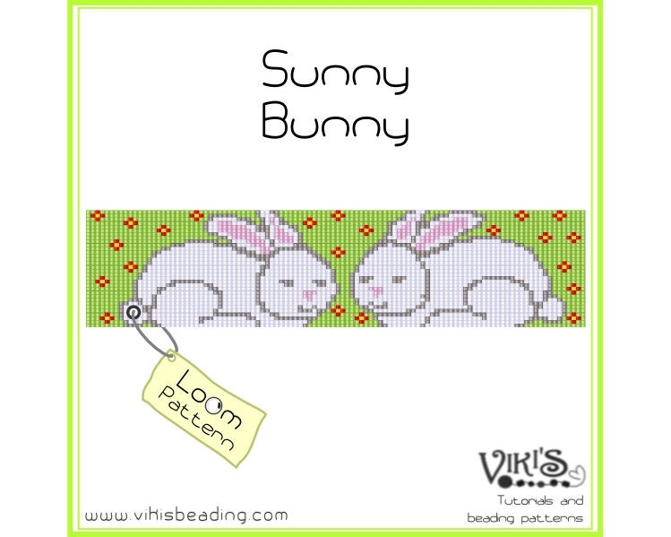 Bead Loom Pattern: Sunny Bunny INSTANT DOWNLOAD Pdf New - Etsy