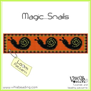 Bead Loom Pattern Magic....snails INSTANT DOWNLOAD Pdf discount Codes ...