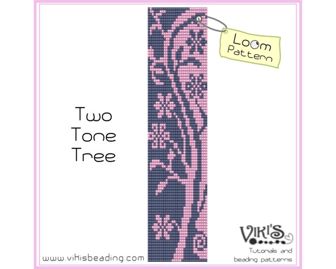 Loom Pattern: Two Tone Tree INSTANT DOWNLOAD Pdf New Discount Codes ...