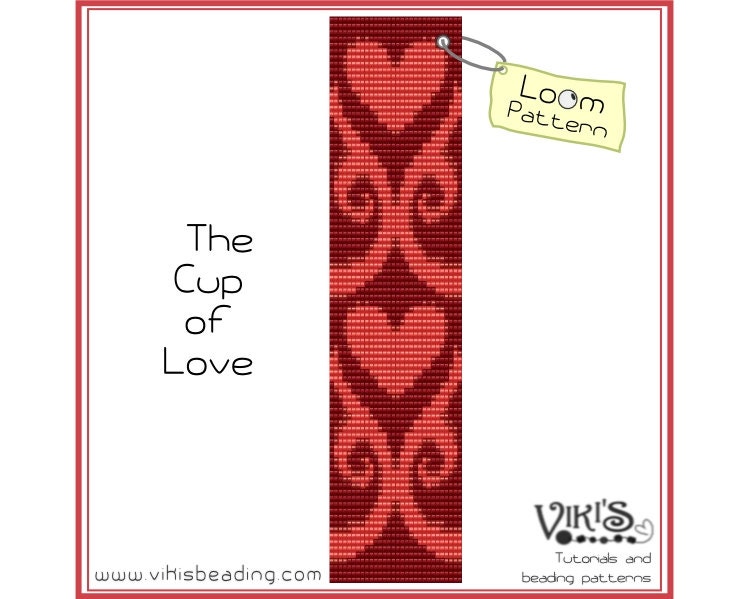 Loom Pattern the Cup of Love INSTANT DOWNLOAD Pdf - Etsy