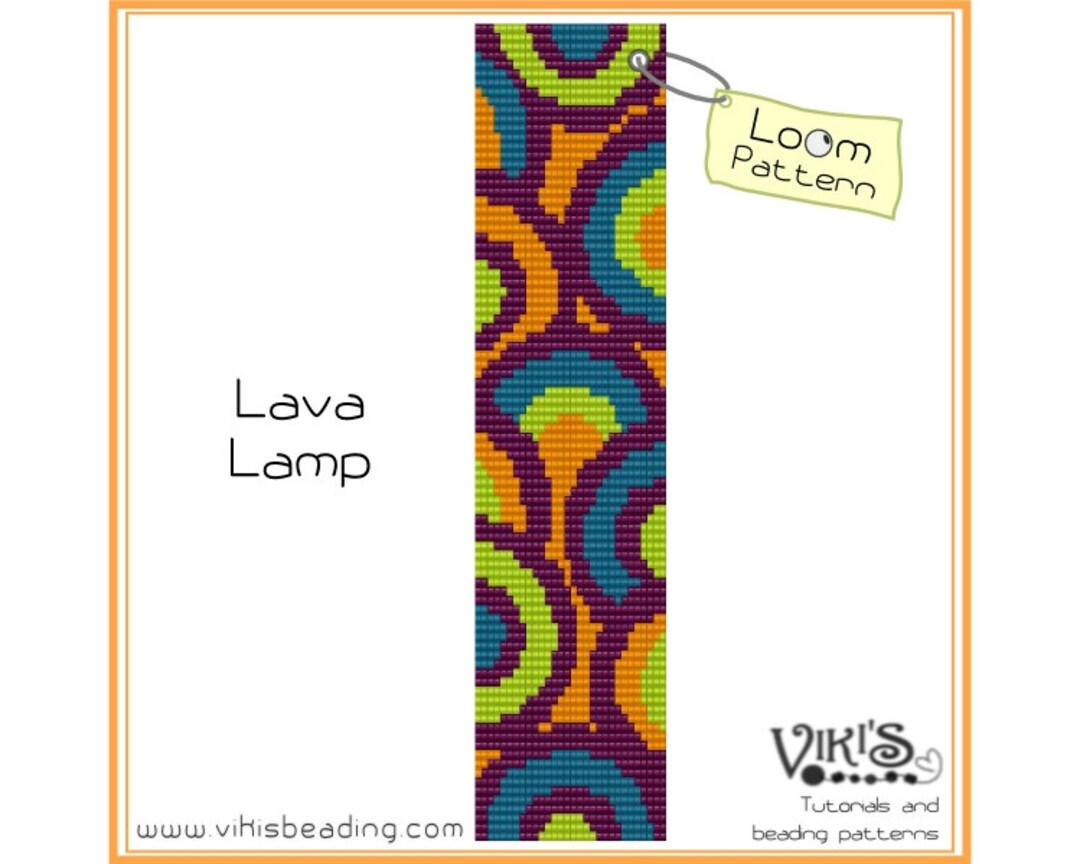 Loom Bracelet Pattern: Lava Lamp - INSTANT DOWNLOAD Pdf -discount Codes ...