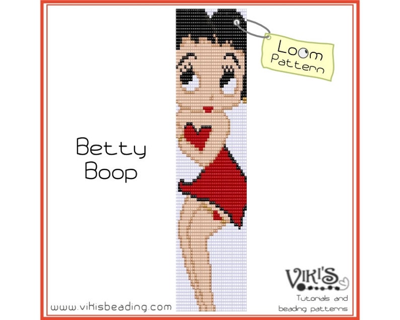 Betty Boop Bead Loom Pattern INSTANT DOWNLOAD Pdf New Discount Codes - Etsy