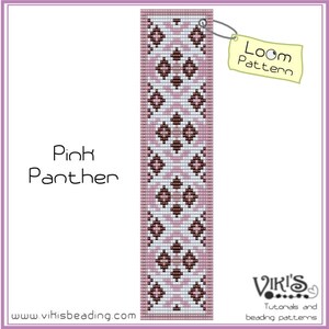 Loom Beading Pattern: Pink Panther - INSTANT DOWNLOAD Pdf -discount ...
